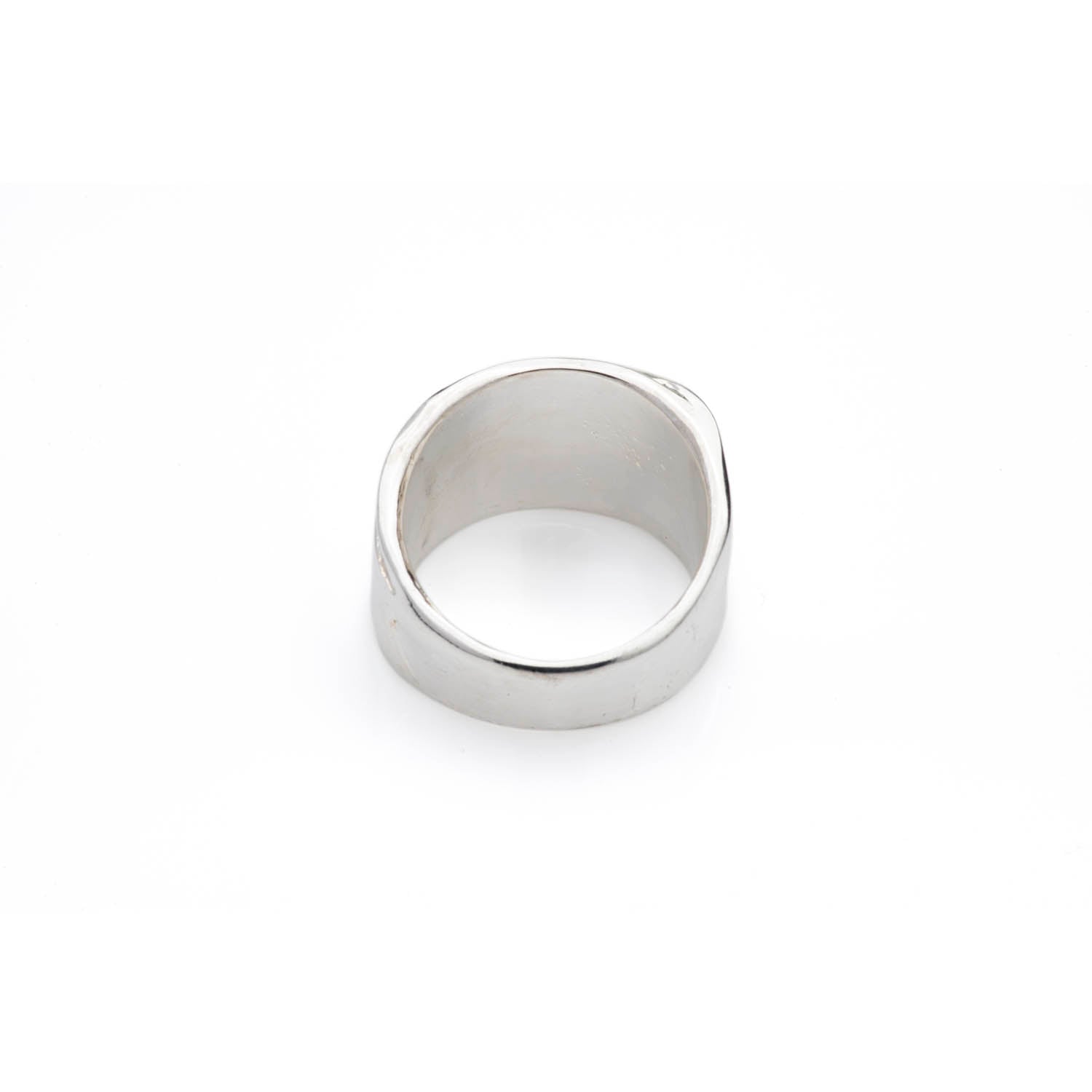Silver Hammered Ring – MAYAMAR